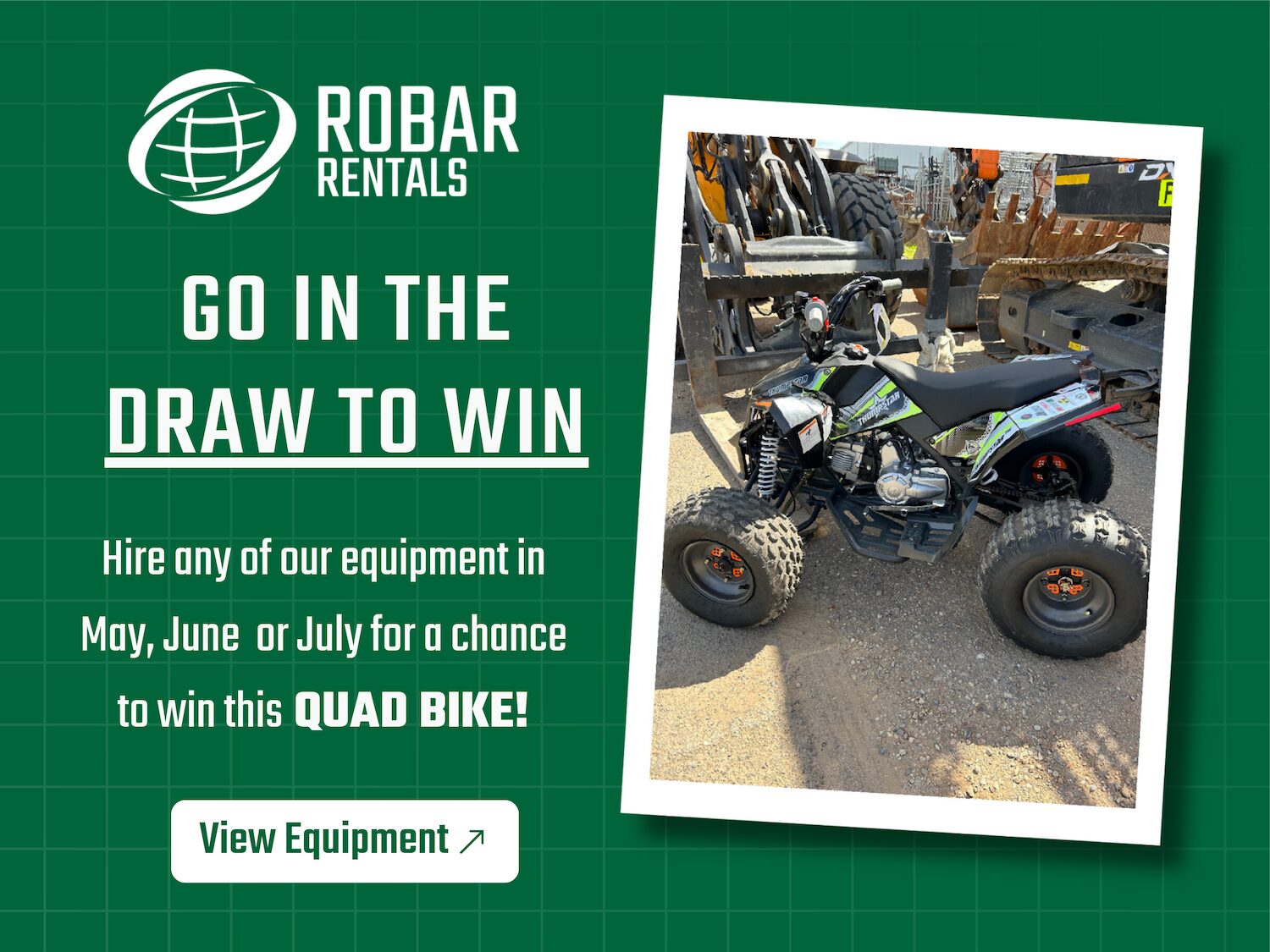 Plant Equipment Hire - Machinery Hire Brisbane | ROBAR Rentals